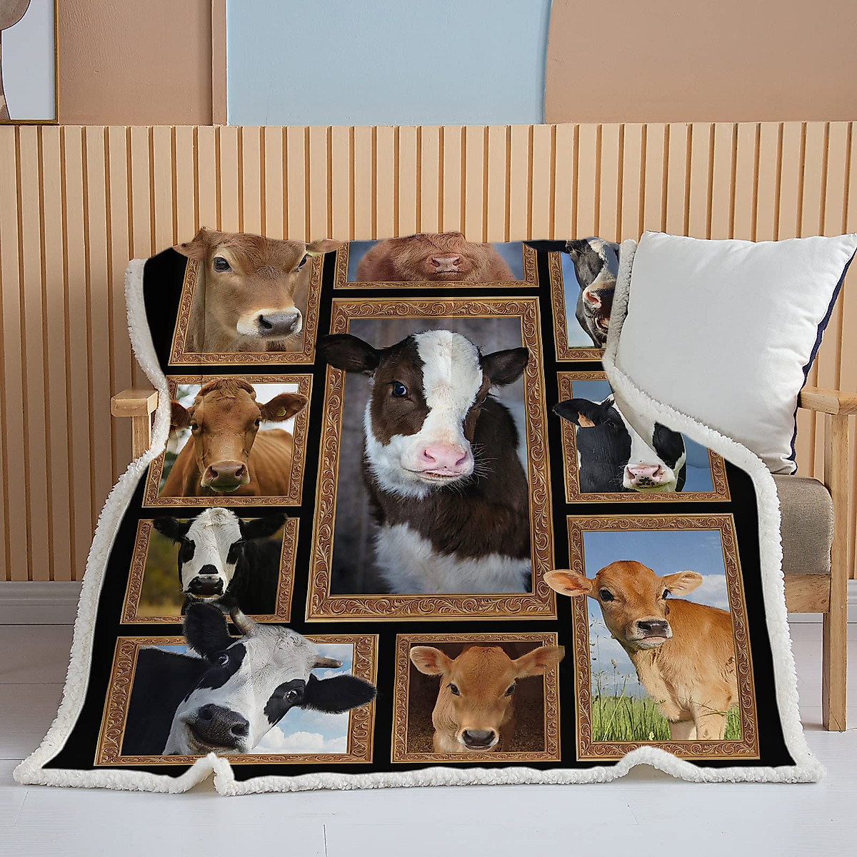 Bedmust Gray Leaf Shaped Baby Blanket Play Mat Newborn Baby Nursery Rug Cotton Crawling Cushion Soft Washable Floor Activity Carpet Kids Room Decor (38"x48", Pinecone Grey)