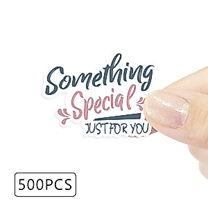 Wailozco Something Special Just for You Stickers,Thank You Stickers,Handmade Stickers,Small Shop Stickers,Envelopes Stickers for Small Business, Online Retailers,Handmade Goods,500 Labels Per Roll