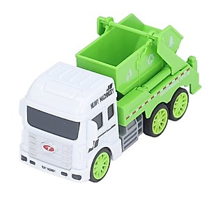 Toy garbage truck real sliding plastic material inertial sanitation vehicle to understand waste classification Sanitation vehicle (dumping vehicle)