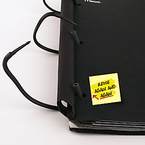Five Star Flex Hybrid NoteBinder, 1-1/2 Inch Binder with Tabs, Notebook and 3-Ring Binder All-in-One, Black (29324AA2)