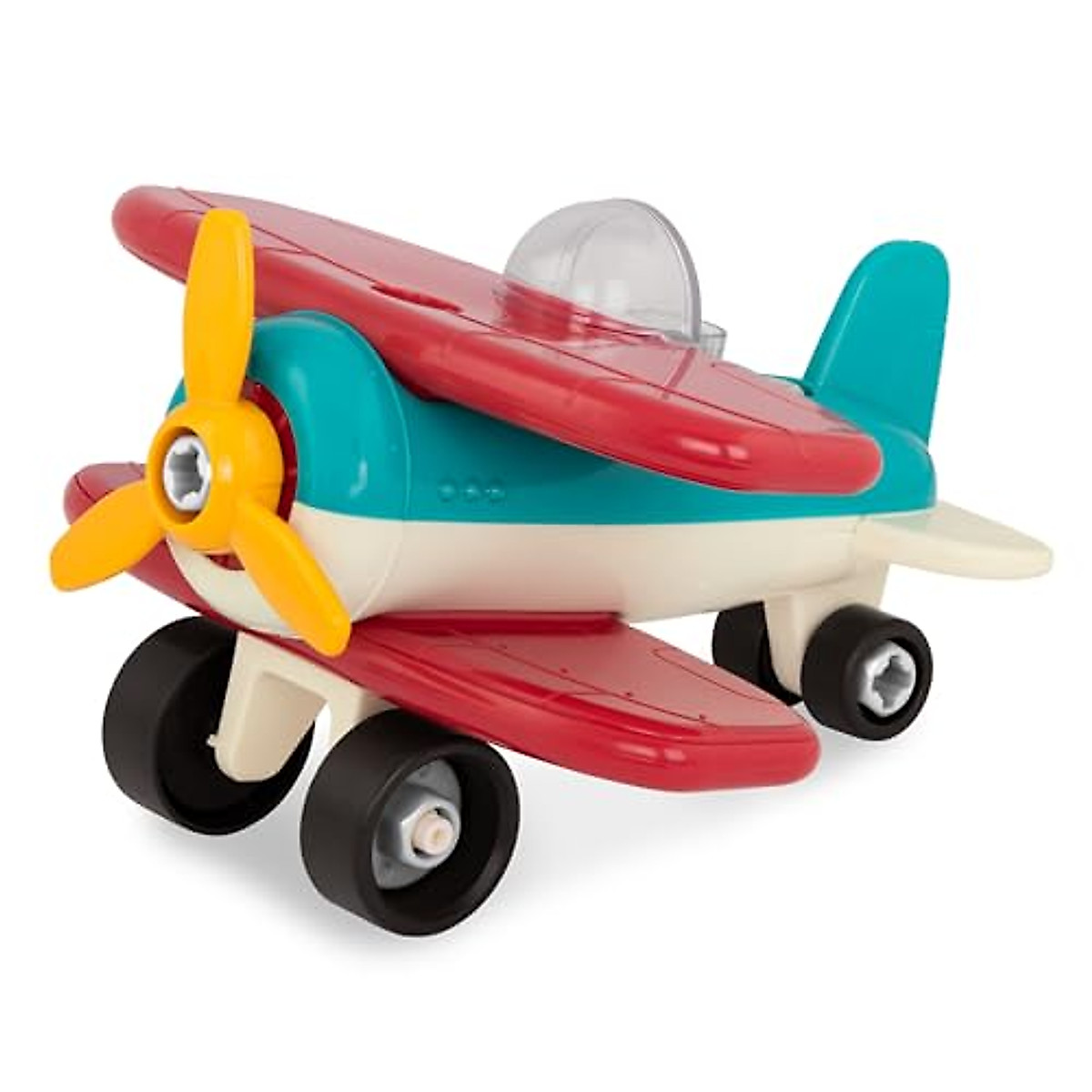 Battat – Classic Construction Toy – Pretend Play Toys – Toddler Plane Playset – Dexterity Building Toy – 3 Years + – Take-Apart Airplane