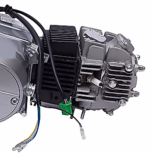 TFCFL 125cc Engine 4 Stroke Motor Single cylinder with Air-Cooled Motor Engine Pit Dirt Bike For Honda CRF50 CRF70 XR50 XR70 Dirt Pit Bike Motorcycle Spark Plug A7TC (125cc Engine 4 Stroke)