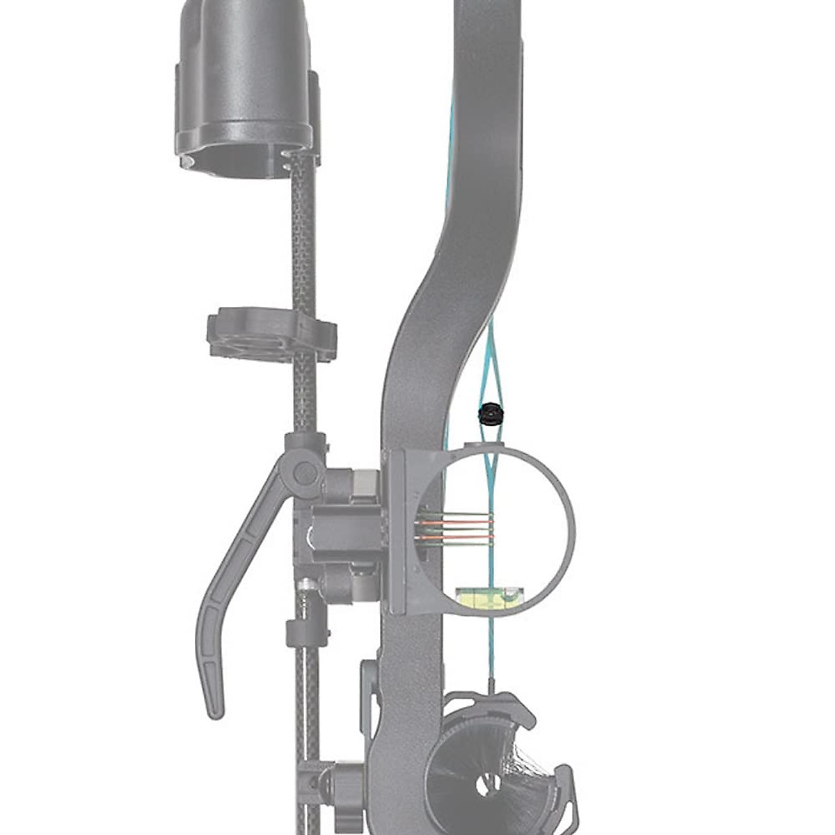 OCTANE Carbon Peep | Lightweight Durable Easily Attached Archery Hunting Bow Peep Sight with Anti-Glare Finish - 3/16"