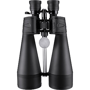 BARSKA AB11184 Gladiator 20-140x80 Zoom Binoculars (Green Lens) Black