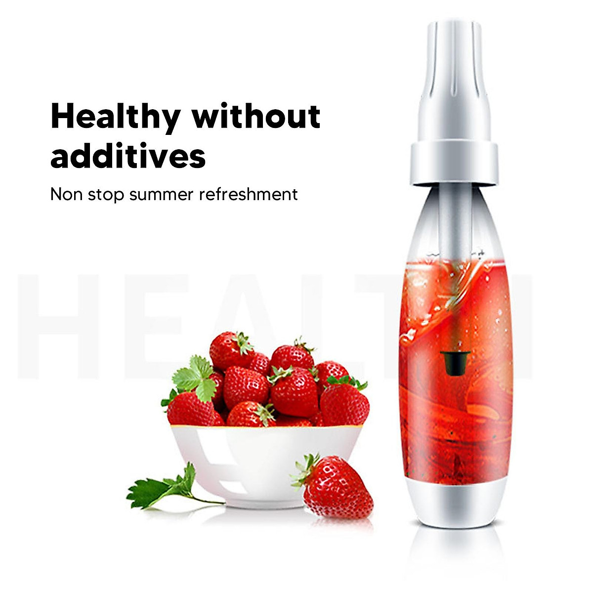 MAVIS LAVEN Soda Maker Machine Homemade Soda Fizzy Water Machine Manual Sparkling Water Machine, Soda Maker Machine,Easy to Use,Sparkling Water Hand Machine