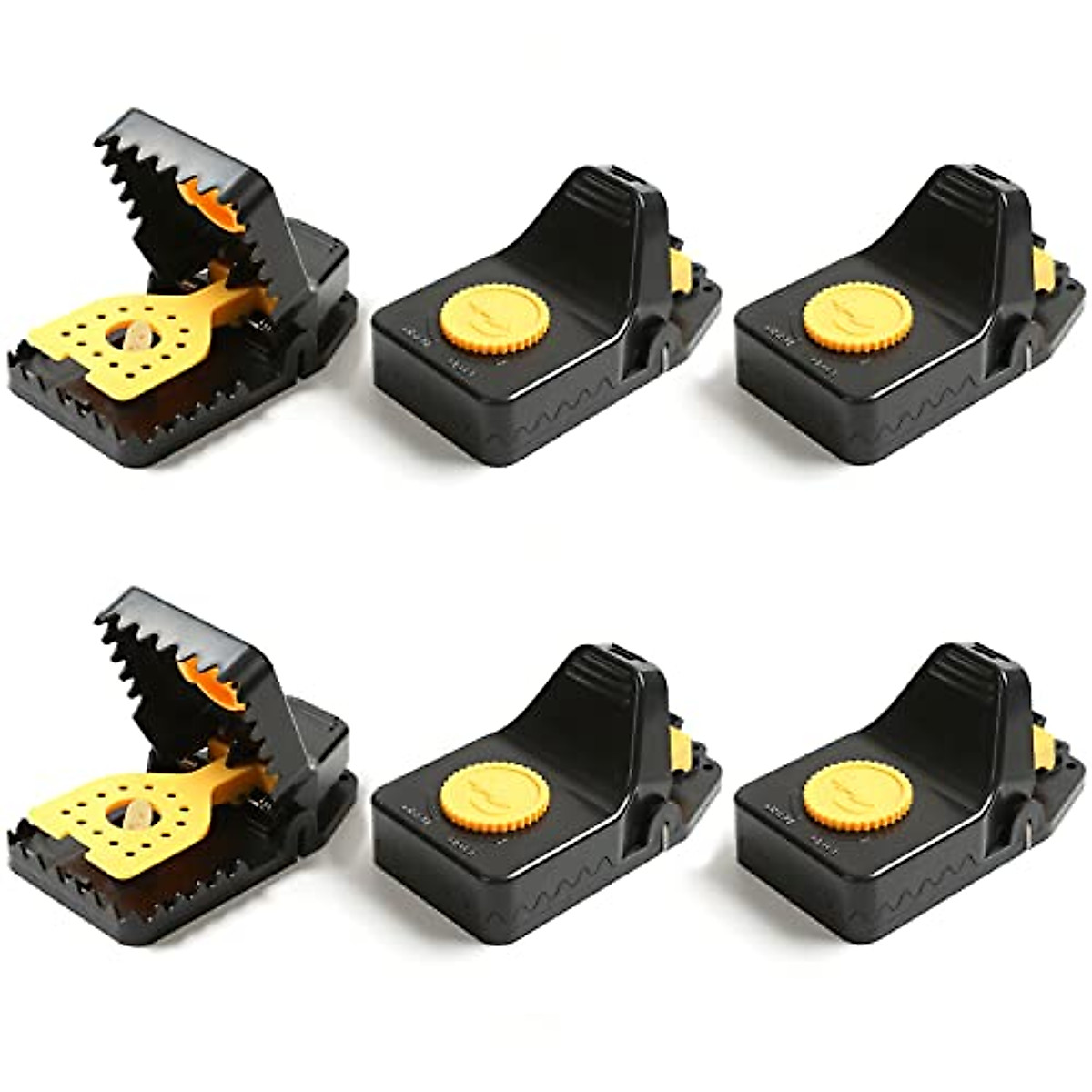 OZZEGCOO 6 Pack, Large Size and Reusable Tool, That Work Indoor and Outdoor Quick Effective Catcher for The House, Garden, Garage