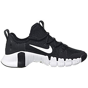 Nike Women's Free Metcon 3 Shoe, Black/White, 7