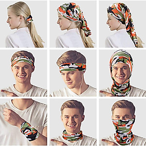 Uneam Men's Standard Balaclava, Camouflage(6 Pack), 5 1/8