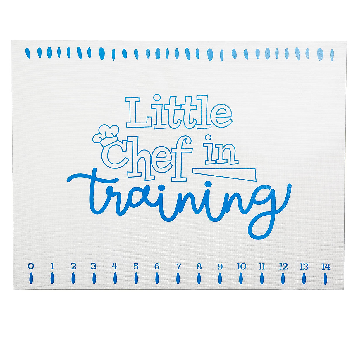 C.R. Gibson Kids in The Kitchen Silicone Mat and Rolling Pin for Children, Multicolor