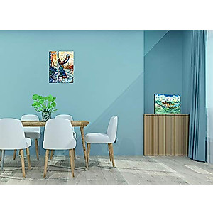 Kobe Bryant Wall Art Basketball Player Canvas Wall Art Painting Sports Posters Artwork Home Decor for Basketball Fan Memorabilia Gifts Living Room Bedroom Boy Girl Gifts Decoration Wall Art