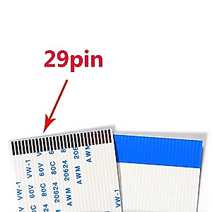 10pcs Mimaki jv300 Roland VS640 Mutoh 1638 Printer DX7 Head Cable XP600 TX800 printhead Data Cable 29pin FFC Flat Cable (Color : 30cm)