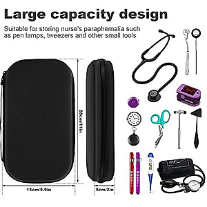 Carrying Stethoscope Case, Portable Stethoscope Bag Compatible with Littmann Classic III, Fit for Nurses,Doctor and Students