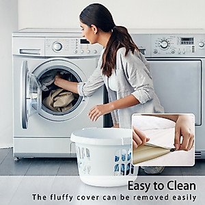 Zekeoney Folding Matress Sofa Bean Bag Sofa Bed, Foam Filling Wall Sofa Beanbag Couch Bed Soft Faux Fur Floor Sofa with Removable Cover for Living Room, Bedroom (White)