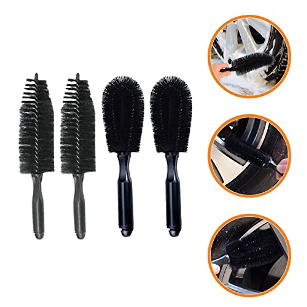 Detailing Brush Wheel Cleaner Brush Detail Brushes Detailing Brushes Car Cleaning Brush Wheel Tire Cleaner Rim Detail Car Wheel Cleaning Brush Tile Cleaning Brush Cleaner Brush