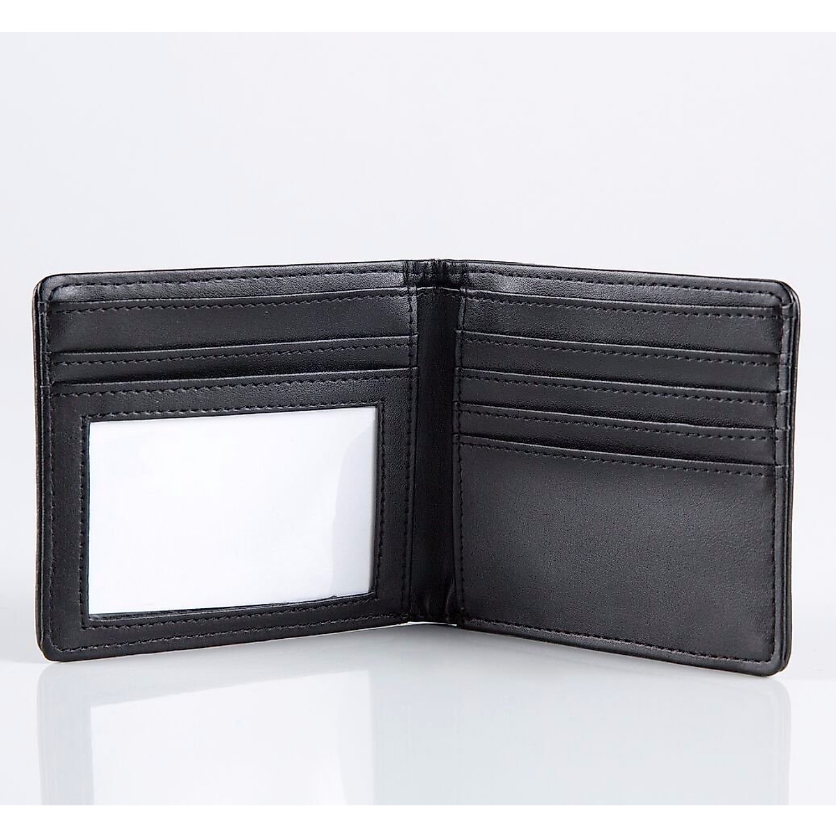 Kei Project Bride Racing Wallet Seat Fabric Leather Bi-fold Gradation (Black/Gray)