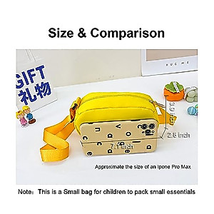 Hiflyer Kids Crossbody Bag Kids Shoulder Bags, Small Nylon Sling Bag for Kids Travel Bag for Kids, Boys Game bags (Blue)