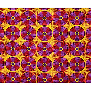 6 Yards African Fabric Polyester Material Tissu Craft DIY Ankara Wax Prints Fabrics for Sewing