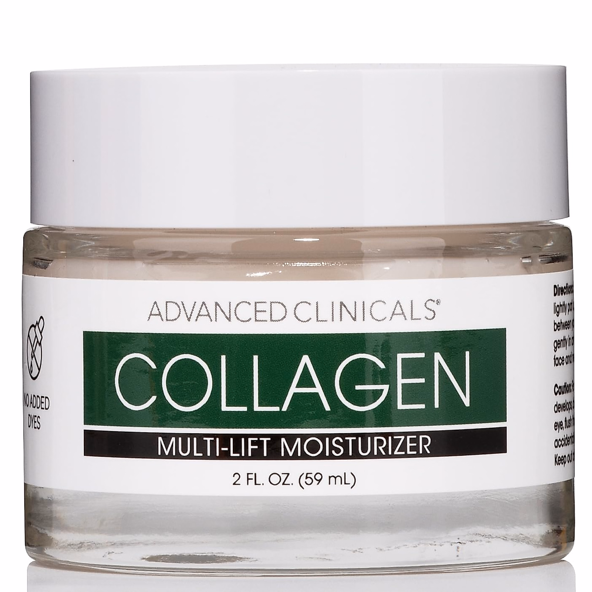 Advanced Clinicals Collagen Cream Facial Moisturizer Multi-Lift Plumping Collagen Firms & Smooths Fine Lines, Sagging Skin, & Wrinkles. Anti-Wrinkle Skin Care Face Lotion W/Hyaluronic Acid, 2 Fl Oz