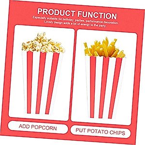 48pcs Popcorn Popcorn Box Cardboard Food Containers Mini Gift Boxes Candy Container Gofts Snack Cups Popcorn Bucket Popcorn Containers Movie Night Party Popcorn Box Snack Box