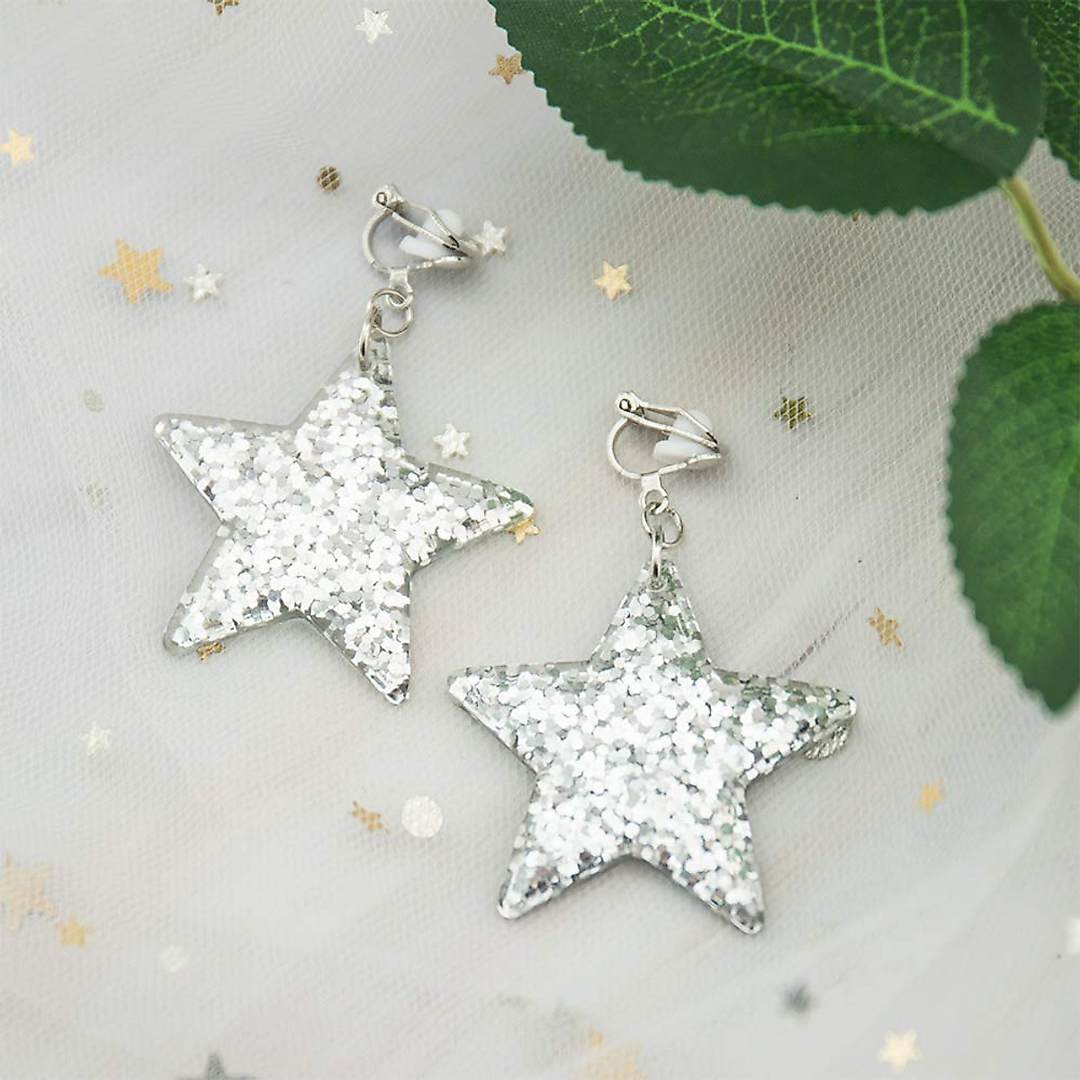 NEWITIN 16 Pairs Clip On Earrings for Women Dangle Drop Earrings Multiple Cute Earrings Charming Fashion Earrings Non Piercing Clip on Earrings for Women