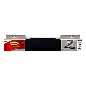 Command Picture Ledge, Damage Free Hanging Floating Shelf with Adhesive Strips, No Tools Picture Hanger for Displaying Home Photographs, 1 Ledge and 10 Command Strips