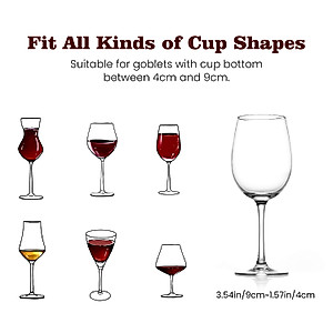 Nuovoware Wine Glass Rack, [2-Pack] Wine Glass Hanger Rack Under Cabinet Stemware Wine Glass Holder Storage Hanger for Bar Kitchen Cabinet (3 Rows) - Gold