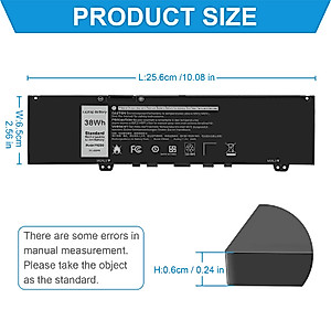 Fancy Buying 39DY5 F62G0 Battery for Dell Inspiron 13 7000 i7373 7373 7386 2-in-1 7370 7380 5370 P83G P87G P91G P83G001 P83G002 P87G001 P91G001 039DY5 39DY5 0F62G0 RPJC3 0RPJC3 F62GO Vostro 13 5370