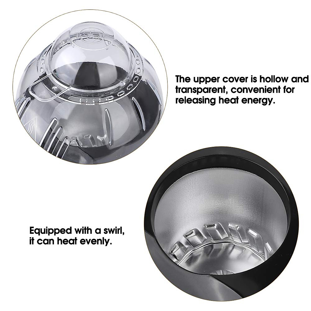 HEITIGN Popcorn Maker Machine, HEITIGN7ef1kom3i0 Popcorn Poppers, 1200W Air Popper, Non-Stick, 6-8 Cups, Easy to Use & Clean, Great Gift for Festival & Party, Kitchen Dormitory Camping