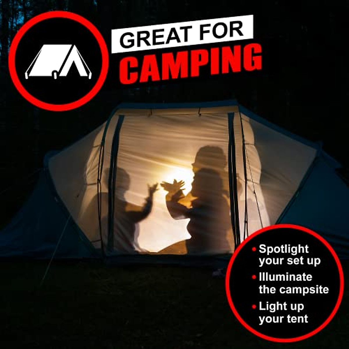 GearLight 2pack S1000 LED Flashlights High Lumens - Mini Flashlights for Camping, Hiking, Walking - Powerful Emergency Flashlights with 5 Modes for Outdoor Use - Bright Flashlight with Zoomable Beam
