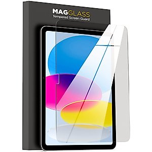 magglass Screen Protector for iPad 10.9 10th Generation 2022 Release (A2696, A2757, A2777) High Resolution Tempered Glass Display Guard (Designed for iPad 10th Gen 10.9" inch)