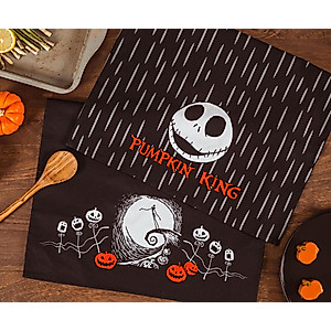 Disney The Nightmare Before Christmas Jack Black Kitchen Hand Towels | Set of 2