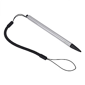 Resistive Pen, High Sensitivity Precision, Universal Pen for, Touch Painting Pen with Spring Rope(Silver)