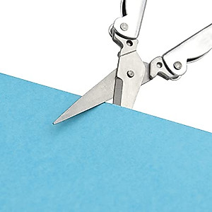 XINMEIWEN 4Pack Small Folding Scissors Portable Travel Scissors Stainless Steel Cutter Mini Scissors Set for Home Office and Travel Trip Scissors