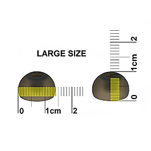 12pcs (TRS-B) 4S / 4M / 4L Replacement Ear Adapters Earbuds Ear Tips Compatible with Sennheiser IE Series, CX Series, CXC Series, CXL Series, OCX Series, MM Series In Ear Earphones Headphones