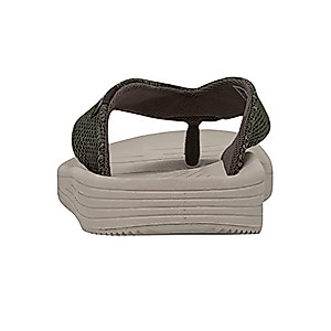 Hey Dude Men's Milo Sage, Size 11 | Men’s Footwear | Men’s Slip On Sandals | Comfortable & Light-Weight