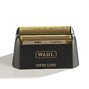 Wahl Professional 5 Star Series Finale Shaver Replacement Super Close Gold Foil, Hypo-Allergenic, Super Close, Bump Free Shaving for Professional Barbers and Stylists - Model 7043-100