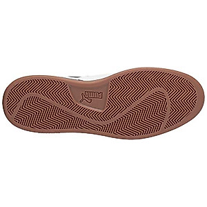 PUMA Men's Astro Kick Sneaker, Black-White-teamgold/Black, 11 M US