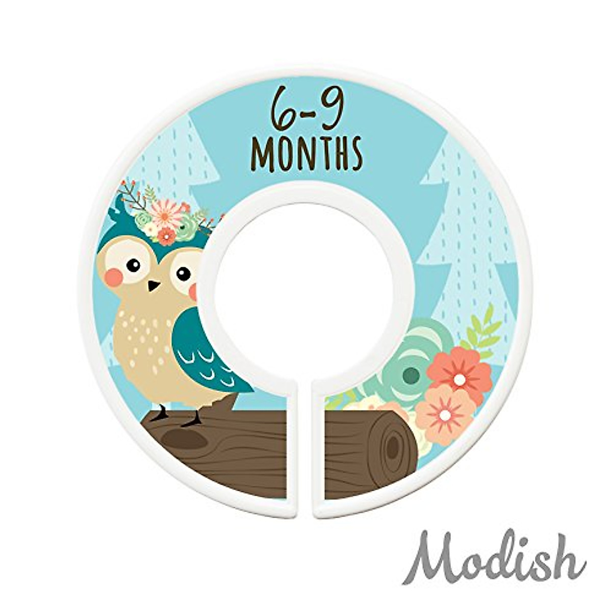 Modish Labels Baby Clothes Size Dividers, Baby Closet Organizers, Size Dividers, Baby Closet Organizers, Closet Dividers, Clothes Organizer, Girl, Woodland, Scandinavian, Nursery, Fox, Bear (Baby)