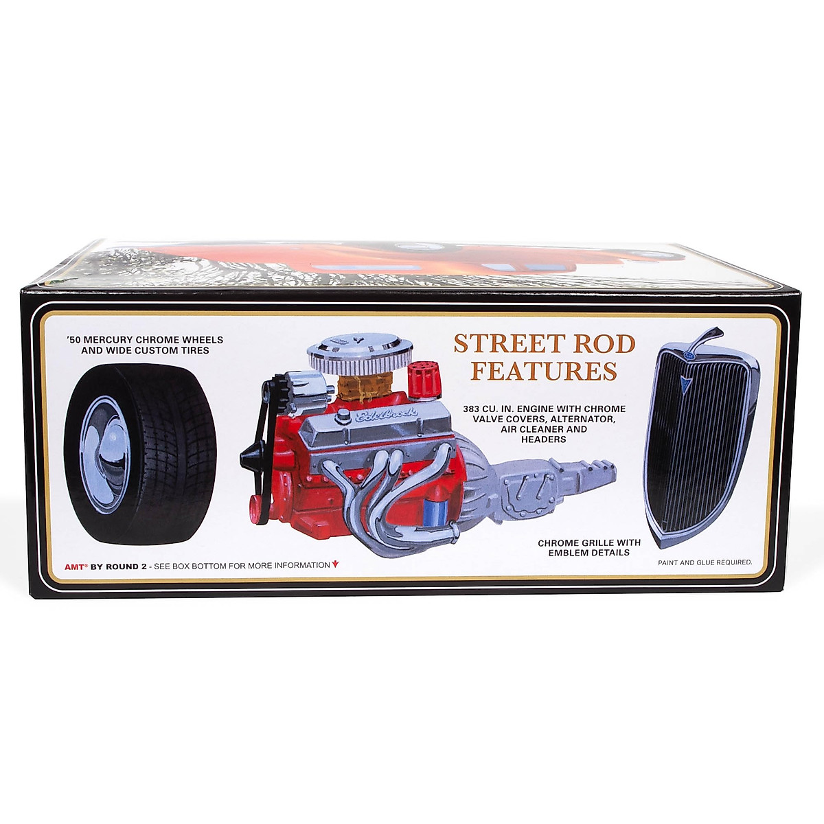 AMT 1934 Ford 5-Window Coupe Street Rod 1:25 Scale Model Kit