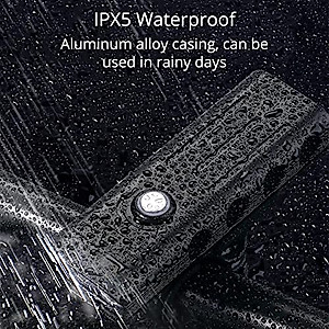 10000mAh Bike Light USB Rechargeable Bike Headlight 5T6 LED Bright Flashlight Front Lights and Back Rear Light Lanterna Bicileta (Color : Taillight)