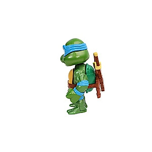 Jada Toys Teenage Mutant Ninja Turtles 4 Leonardo Die-cast Figure, Toys for Kids and Adults, Blue