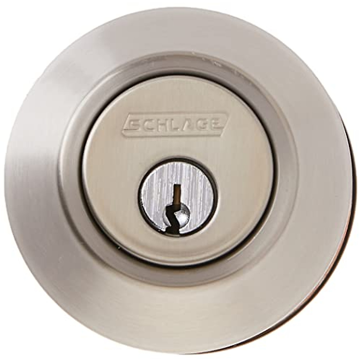 Dexter by Schlage JD60619 Single-Cylinder Deadbolt, Satin Nickel