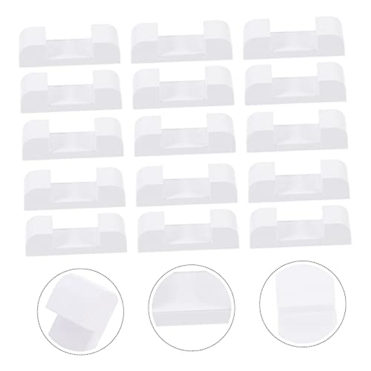 CRILSTYLEO 50pcs Display Stand Base Necklace Organizer Stand Rock Display Case Acrylic Display Risers Bracelet Storage Box Bases Specimen Display Case Challenge Coin Display Plastic Bases 3D