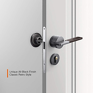 KOVOSCH Concave Wall Door Bumper Stop Black – 2-1/2” Outside Diameter Stainless Steel Cover with 1-1/8” Black Rubber Bumper – Easy to Install with Screw