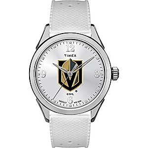 Timex Tribute Women's NHL Athena 40mm Watch – Vegas Golden Knights with White Silicone Strap