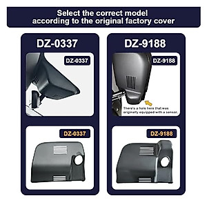 Fitcamx 4K DVR Dashcam Car Camera Video Recorder Compatible with Ridgeline 2020-2023/ Compatible with Pilot 2016-2022/ Passport 2019-2023 (Color : DZ-0337, Size : 4K Dual Cam 128GB)