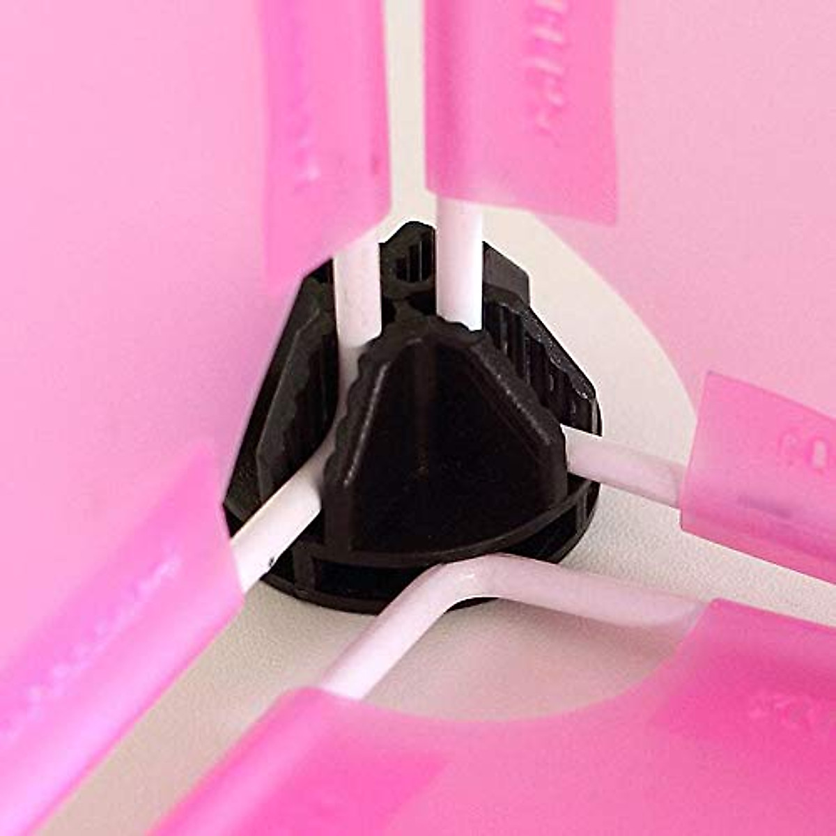 20 Pcs Wire Grid Cube Plastic Connectors for Modular Closet Storage Organizer and Wire Grid Cube Storage Shelving - White