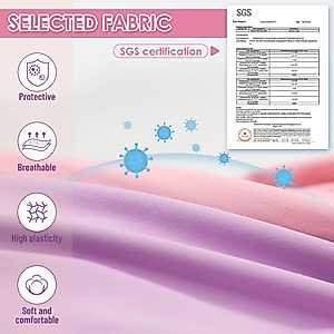 cyeollo 2pack Surgery Recovery Suit for Dogs Cats Soft Breathable Female Male Pet Bodysuit After Surgery for Spay, Neuter, Surgical Recovery Onesie Shirt for Small Medium Large Dogs, Pink & Purple, S