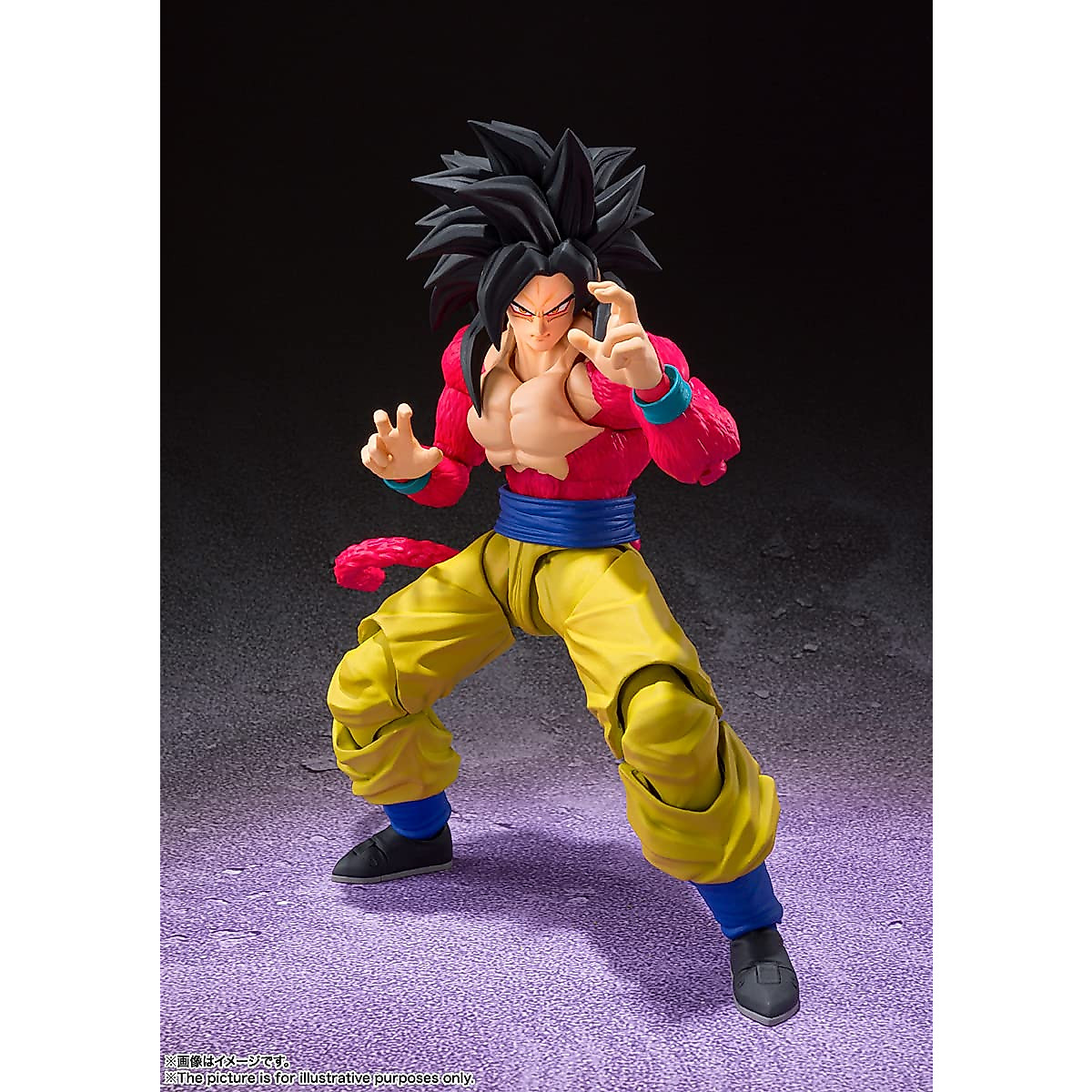 TAMASHII NATIONS - Dragon Ball GT - Super Saiyan 4 Son Goku, Bandai Spirits S.H.Figuarts Action Figure