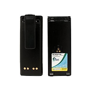 2X Pack -Two-Way Radio Battery Replacement for Motorola NTN7144 (1800mAh, 7.5V, NIMH)- Compatible w/ NTN7143CR, NTN7143A, NTN7144, WPNN4013, GP1200, HT1000, JT1000, MTS2000, MTX-LS, MTX9000, PTX1200